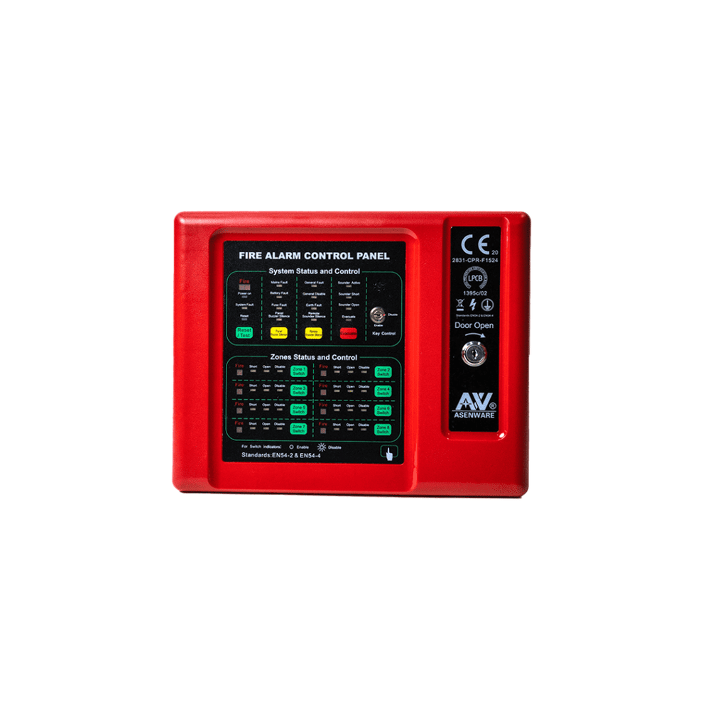 8 Zone Fire Alarm Control Panel – MINTEX INDUSTRIAL