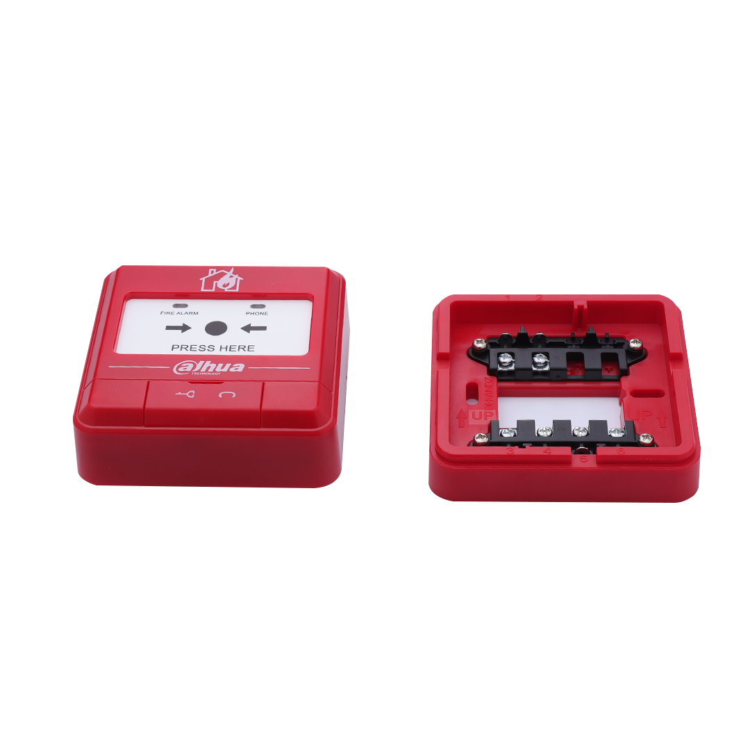 Dahua 2-Wire Conventional Manual Call Point (with base) – MINTEX INDUSTRIAL